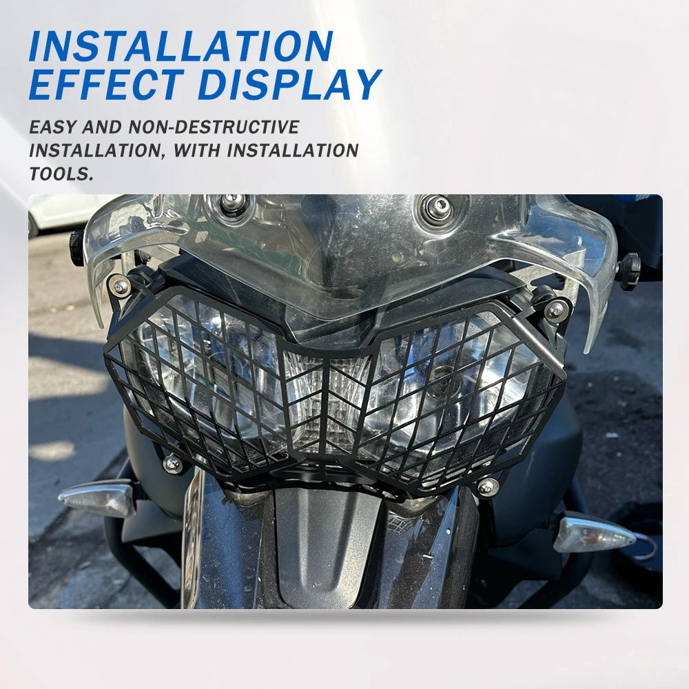 Headlight Guard Grille Protection for Triumph Tiger 800 1200 XC Explor ...